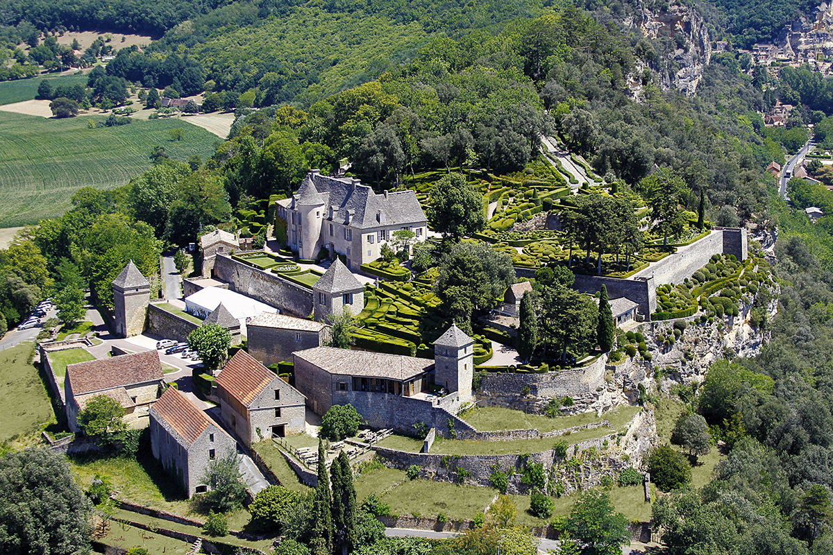De hangende tuinen van Marqueyssac Dordogne Périgord